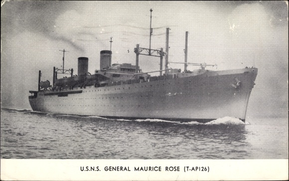 Ansichtskarte / Postkarte US Amerikanisches Kriegsschiff, USNS General ...