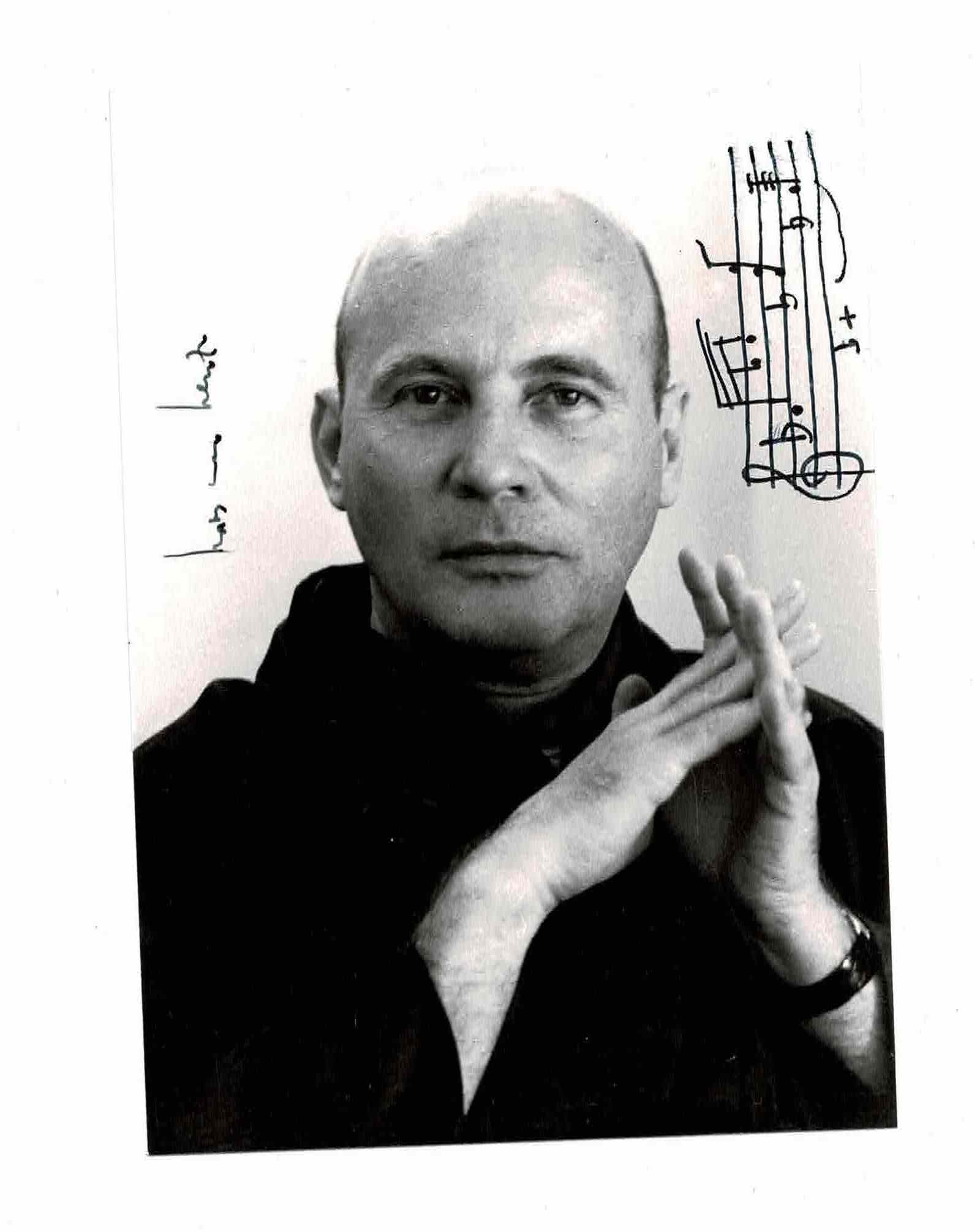Hans Werner Henze (Gütersloh, 1926 - Dresden, 2012): Signed by Author(s ...