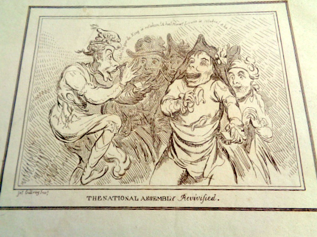 The National Assembly Revivified. Caricature of French Revolution. de ...