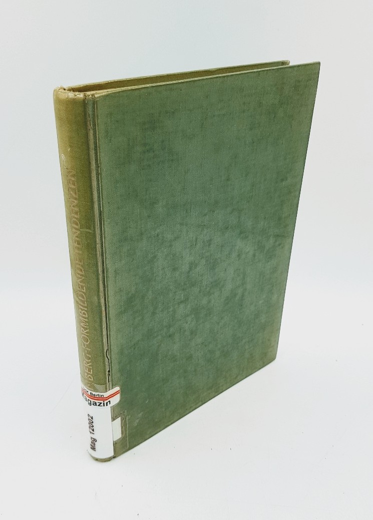 Die formbildenden Tendenzen der Harmonie. by Schönberg, Arnold:: Leinen ...