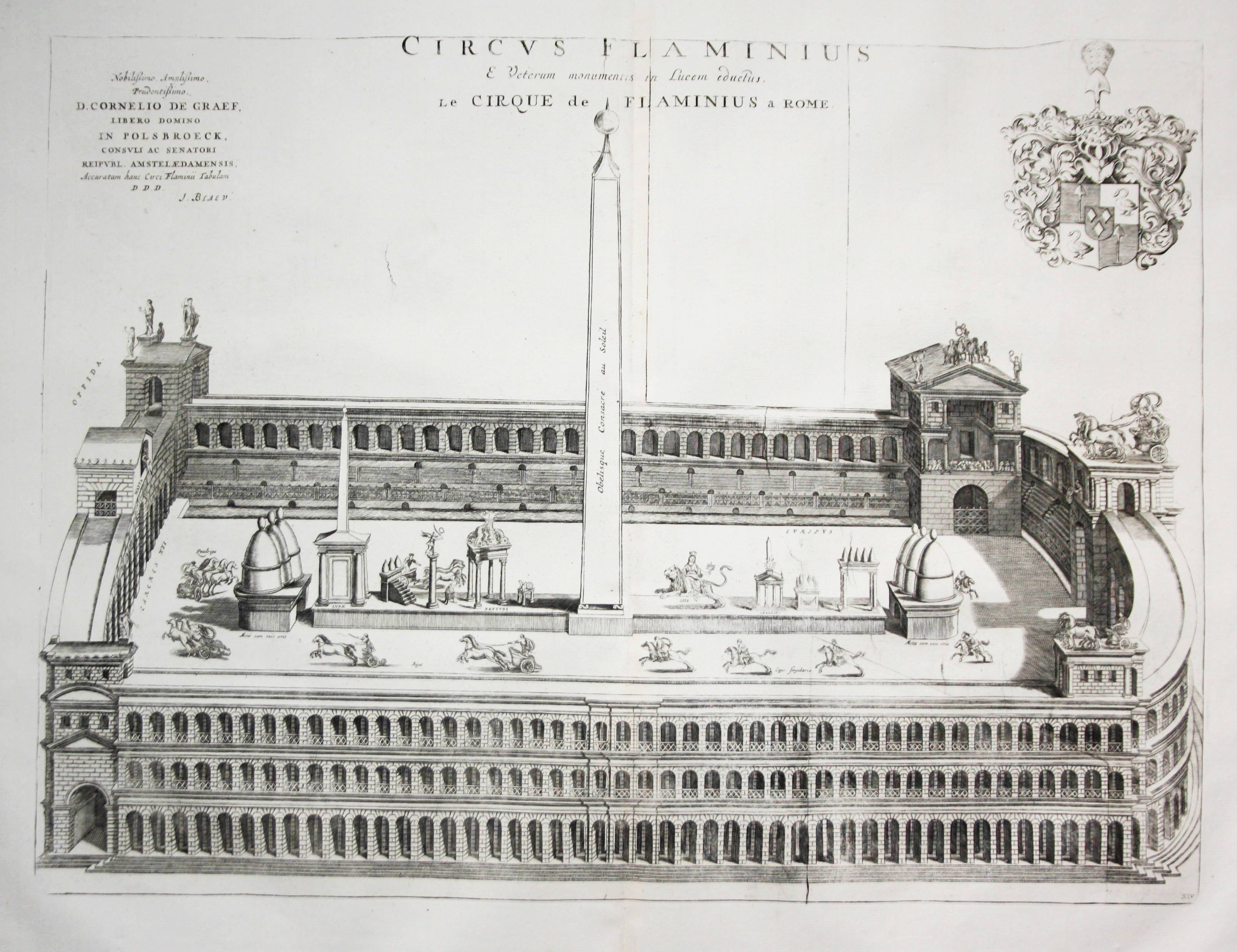 "Circus Flaminius e veterum monumentis in Lucem eductus." - Roma Rome ...