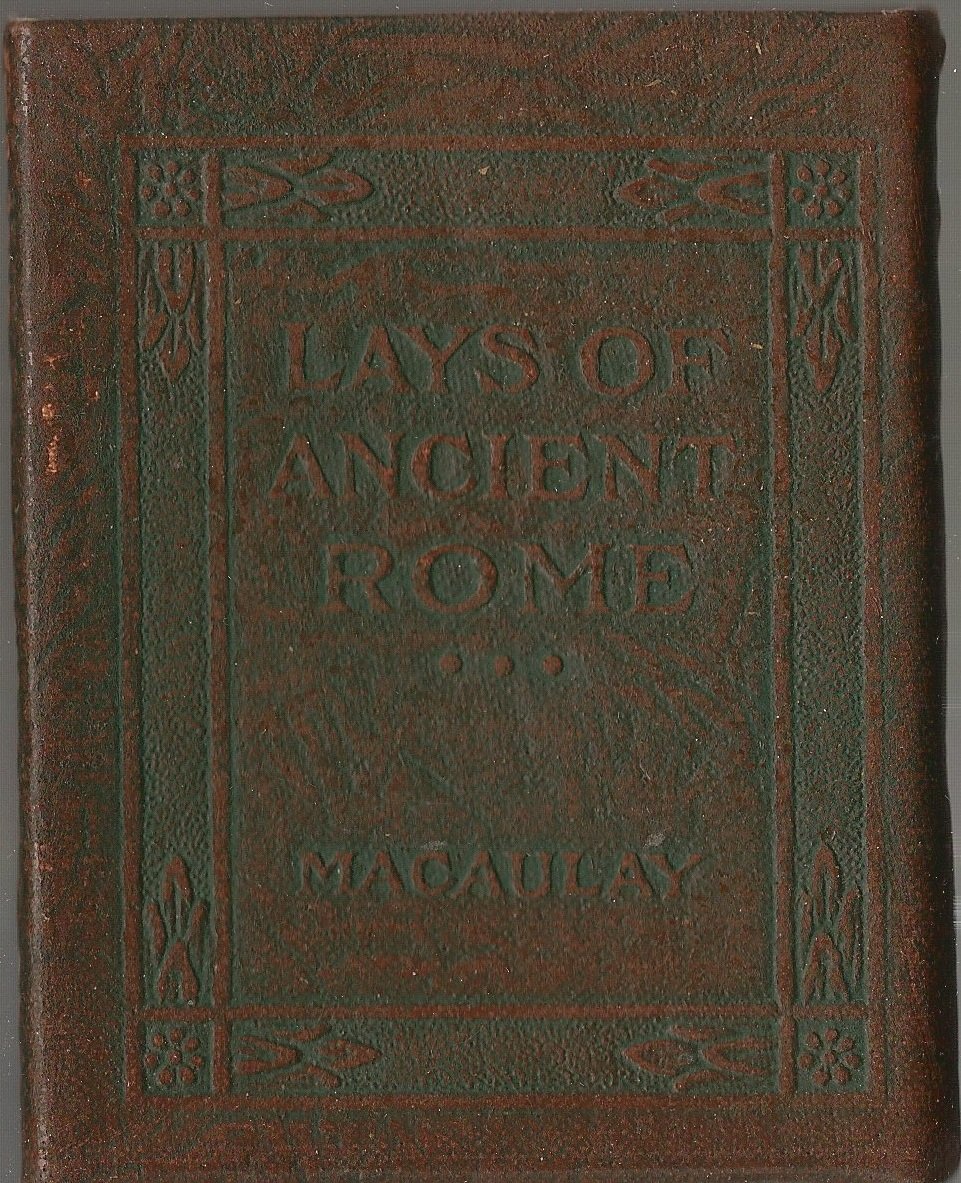 Lays of Ancient Rome; Little Leather Library; Green Redcroft Edition by ...