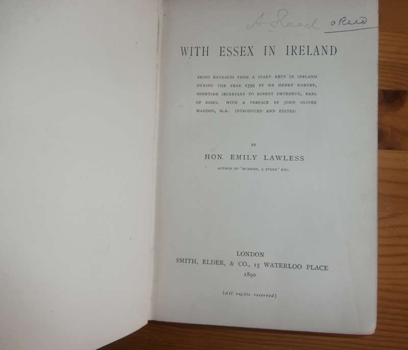 With Essex in Ireland by Lawless, Emily: Good Hardcover (1890) 1st ...