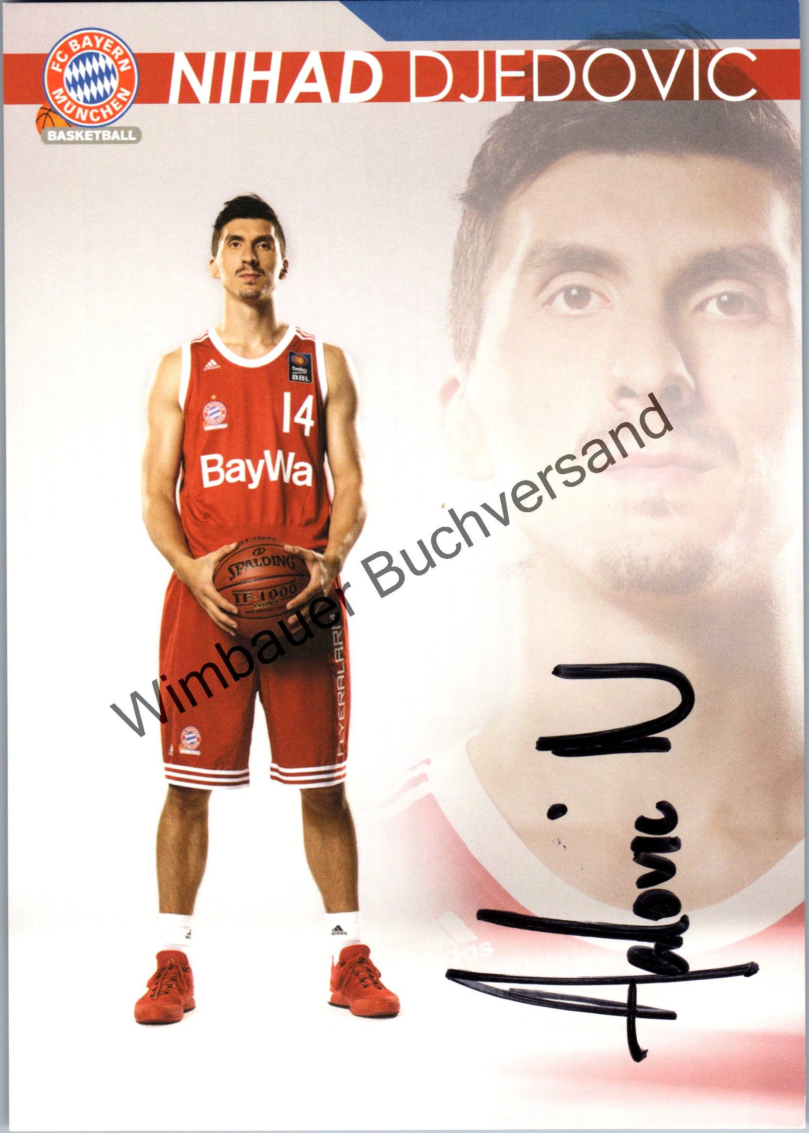 Original Autogramm Nihad Djedovic Basketball Bayern München ...
