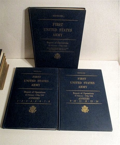 First United States Army Report of Operations. 23 February 1945 - 8 May ...