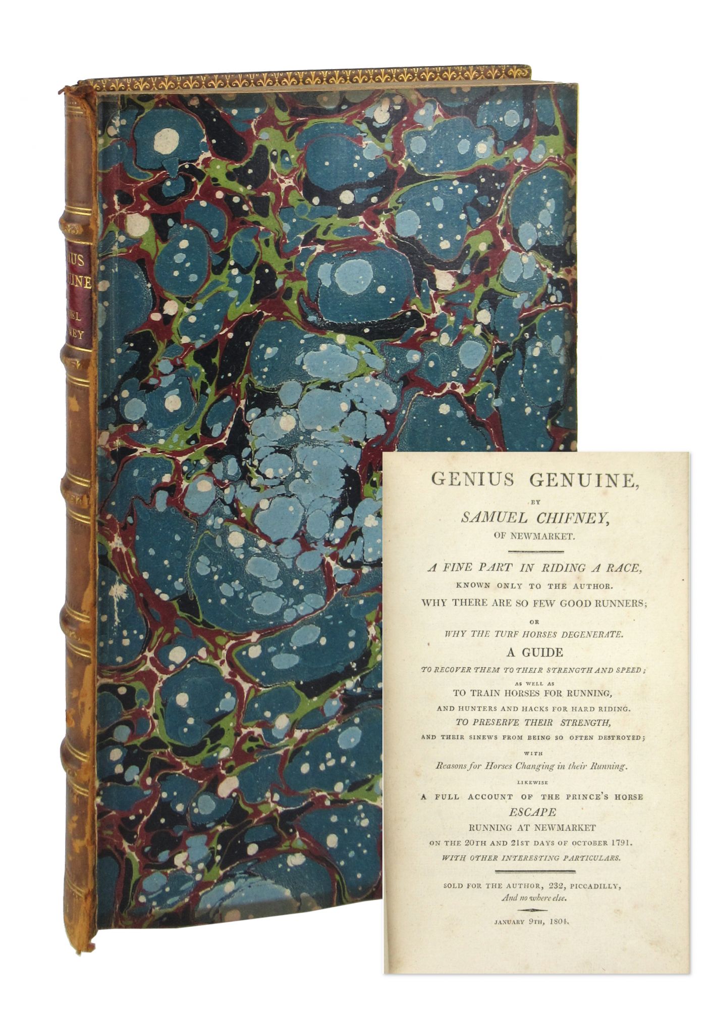 Genius Genuine by Samuel Chifney: Good (1804) | Capitol Hill Books, ABAA