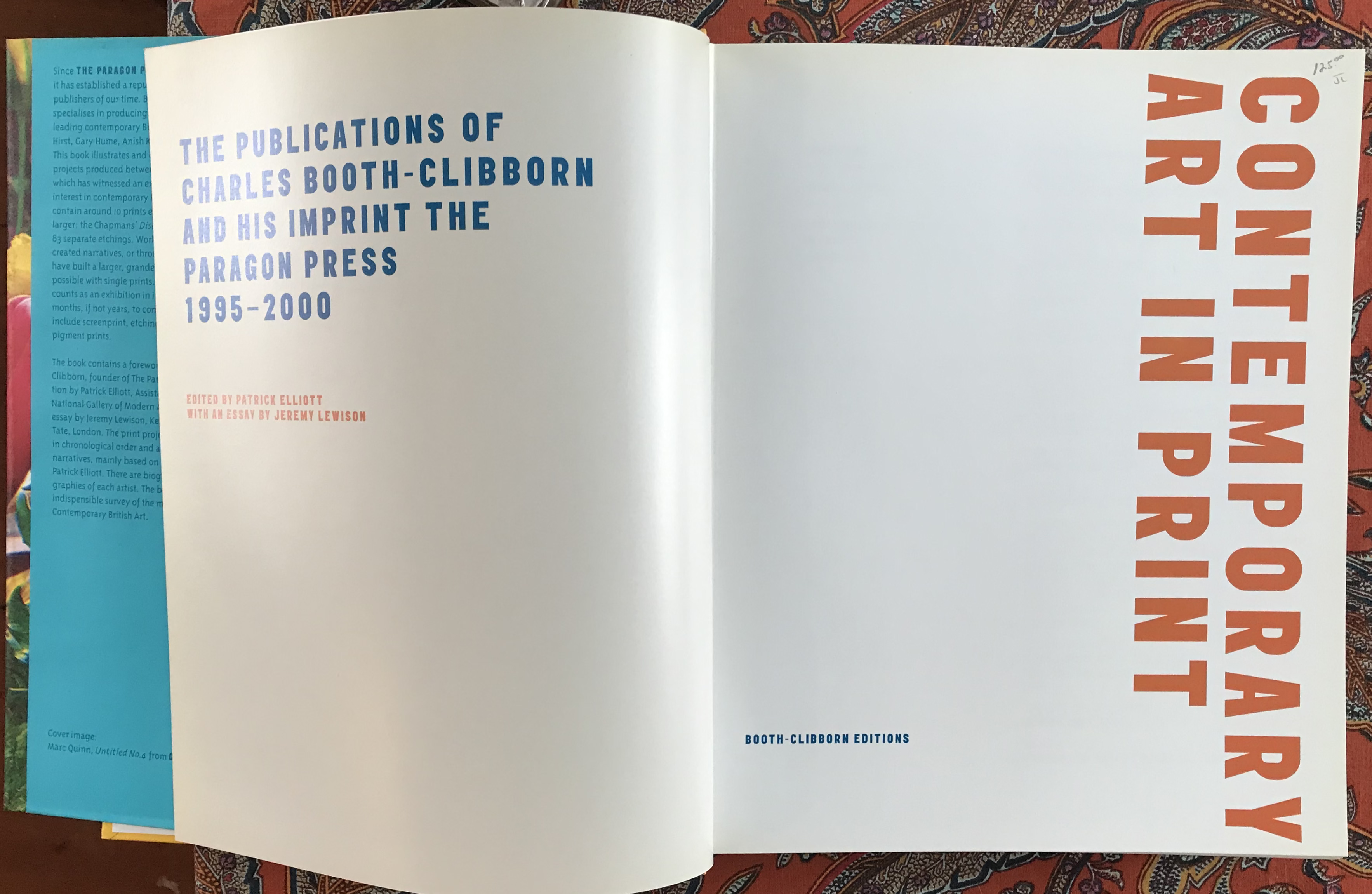 Contemporary Art In Print:The Publications Of Charles Booth-Clibborn ...