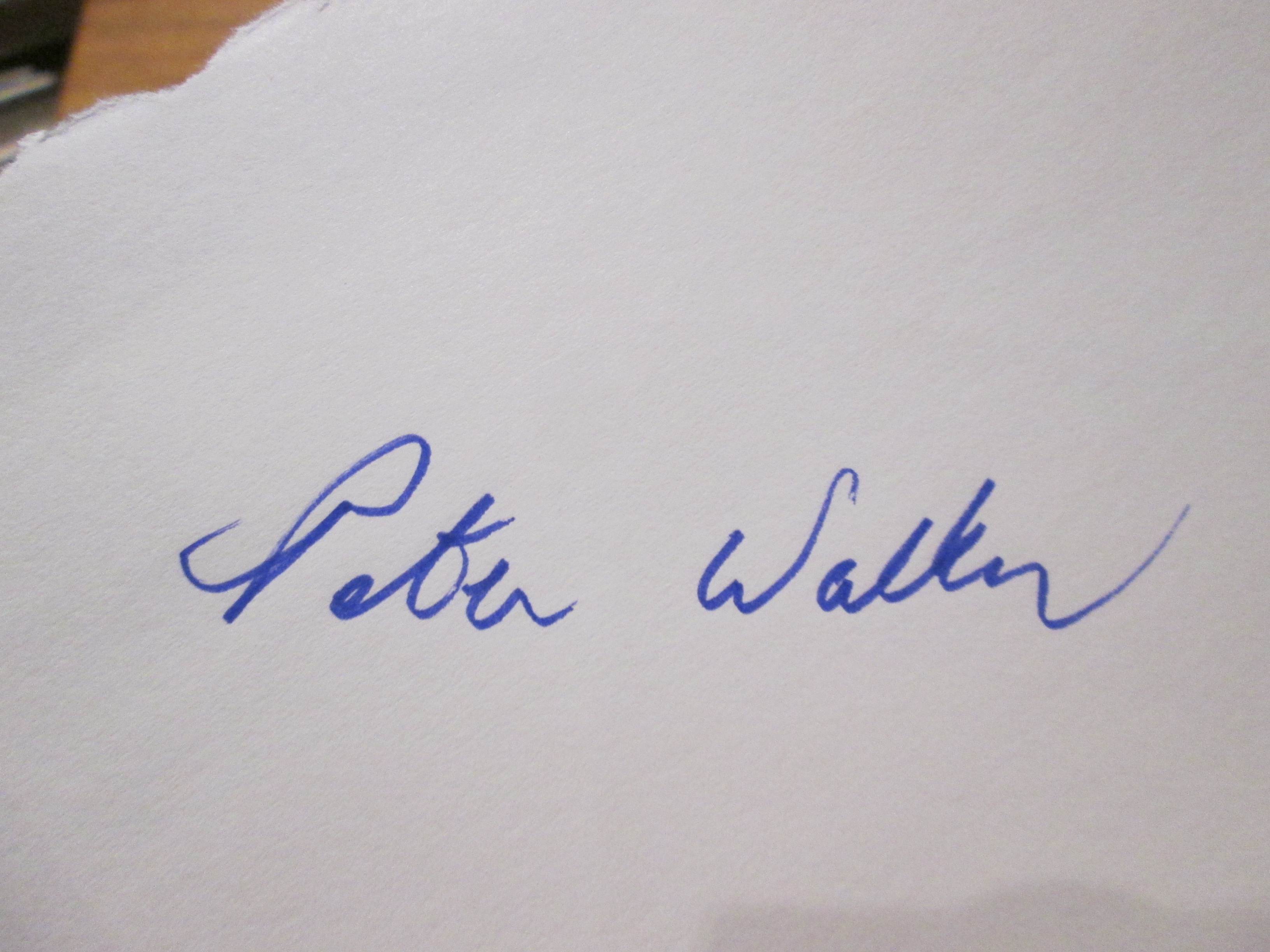 Original Autogramm Peter Walker /// Autograph signiert signed signee by ...