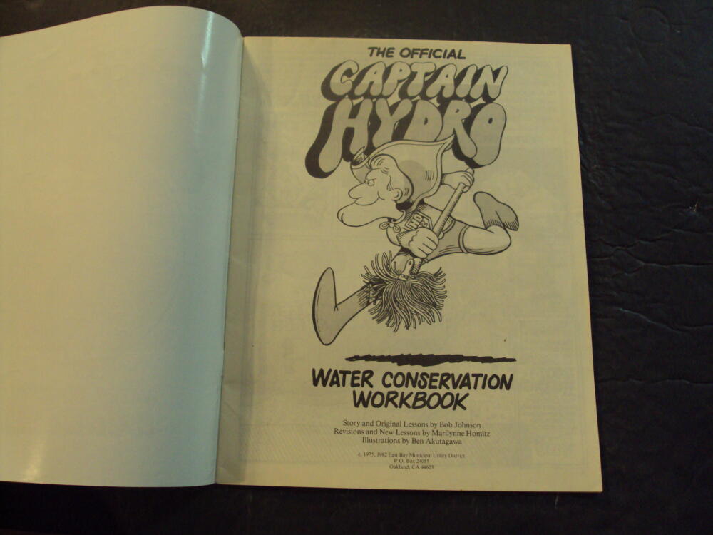 The Official Captain Hydro Water Conservation Handbook 1982 by Bob ...