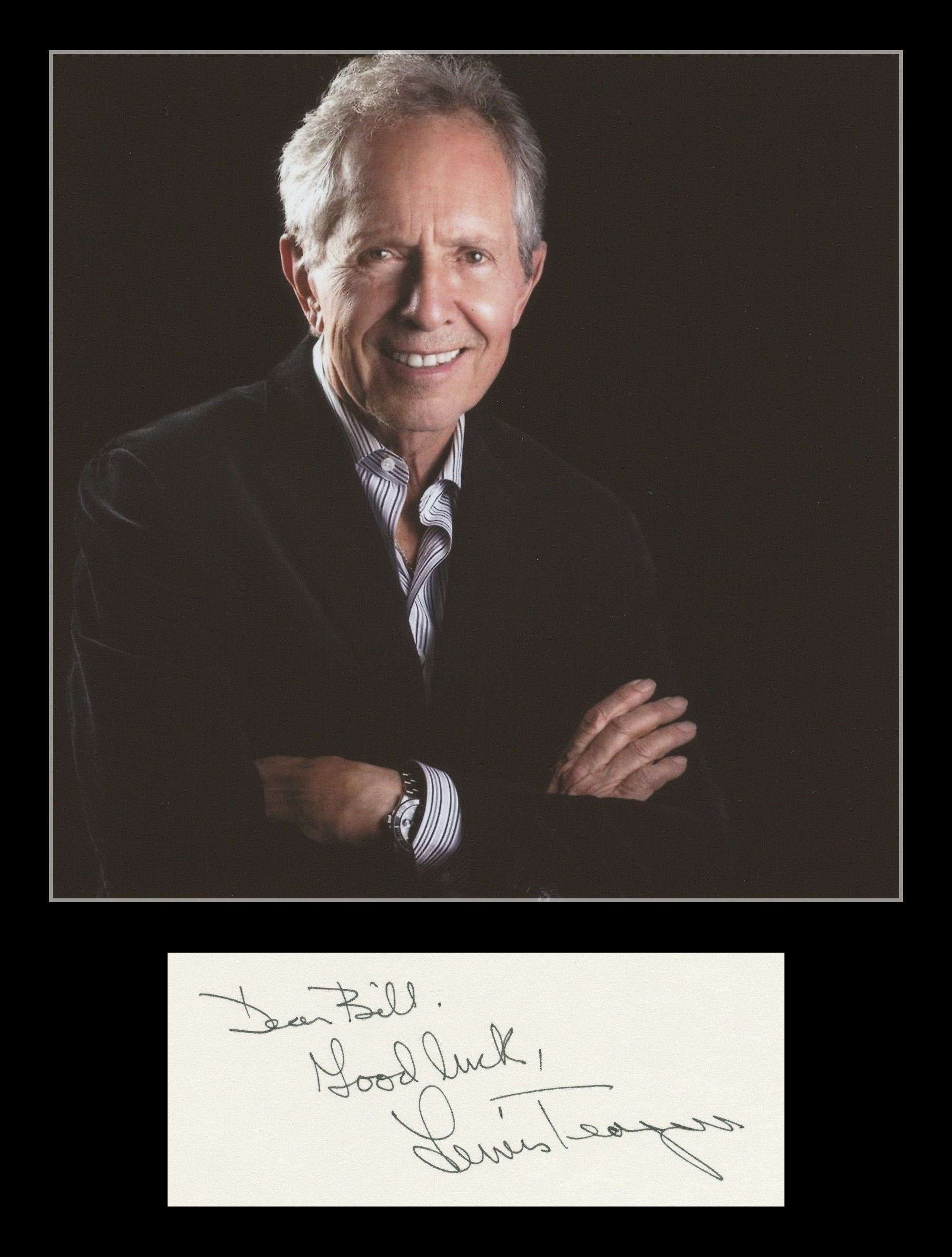 Lewis Teague - Signed card 1988 + Photo de Lewis Teague - American film ...