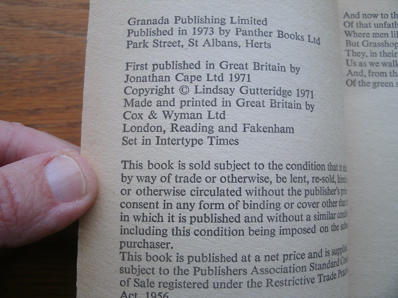 Cold War in a Country Garden by Gutteridge, Lindsay: Very Good Soft ...