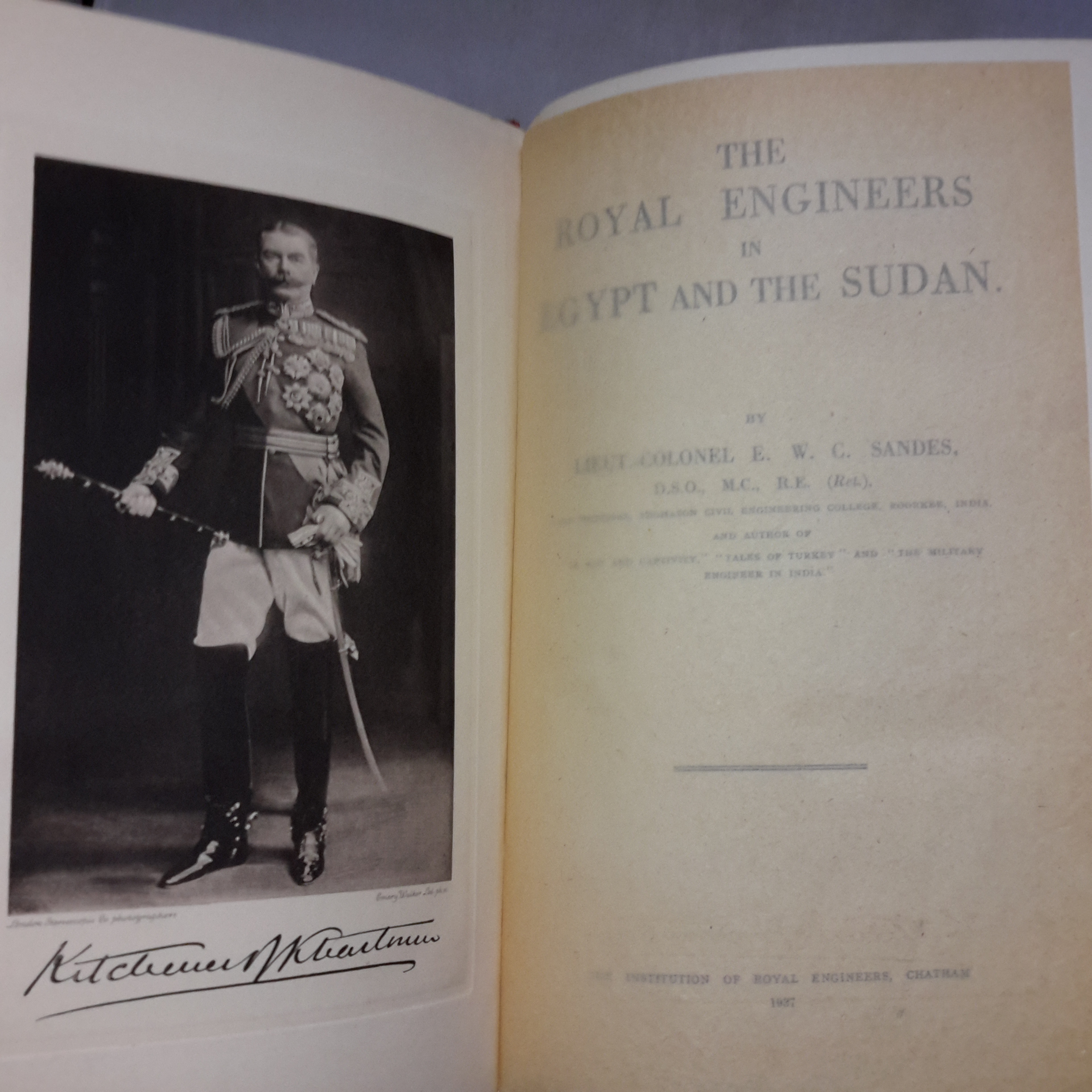 The Royal Engineers in Egypt and The Sudan. by SANDES, Lieutenant ...