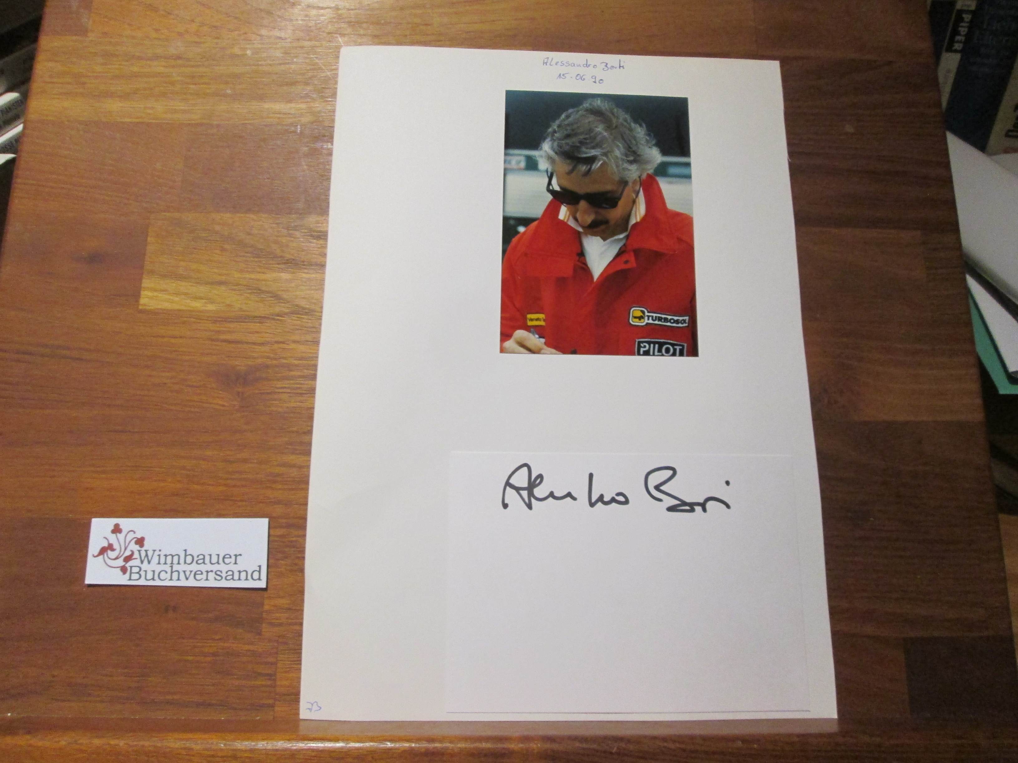 Original Autogramm Ugo Rettore & Alessandro Berti /// Autograph ... Original Autogramm Ugo Rettore & Alessandro Berti /// Autograph ...