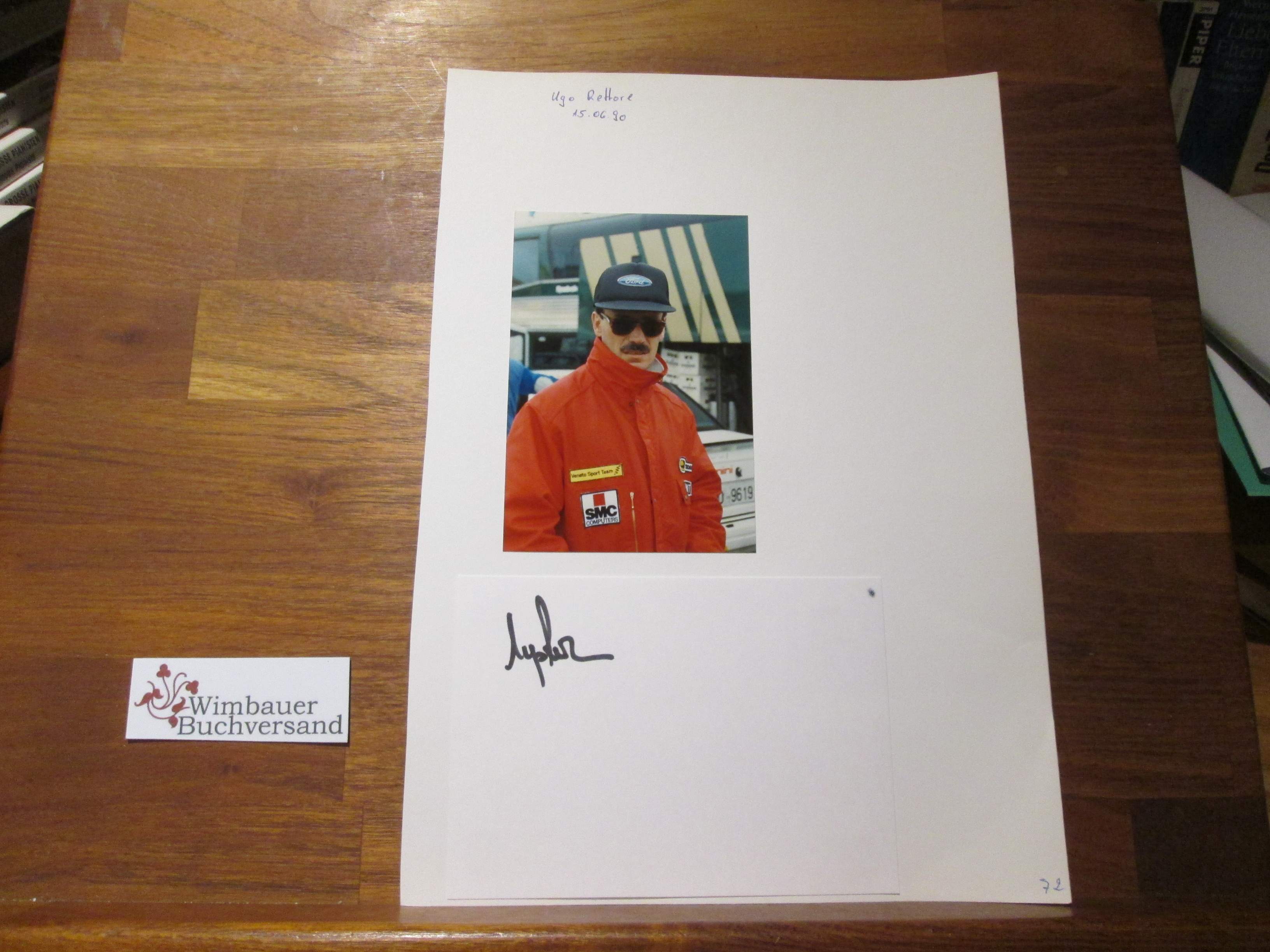 Original Autogramm Ugo Rettore & Alessandro Berti /// Autograph ... Original Autogramm Ugo Rettore & Alessandro Berti /// Autograph ...