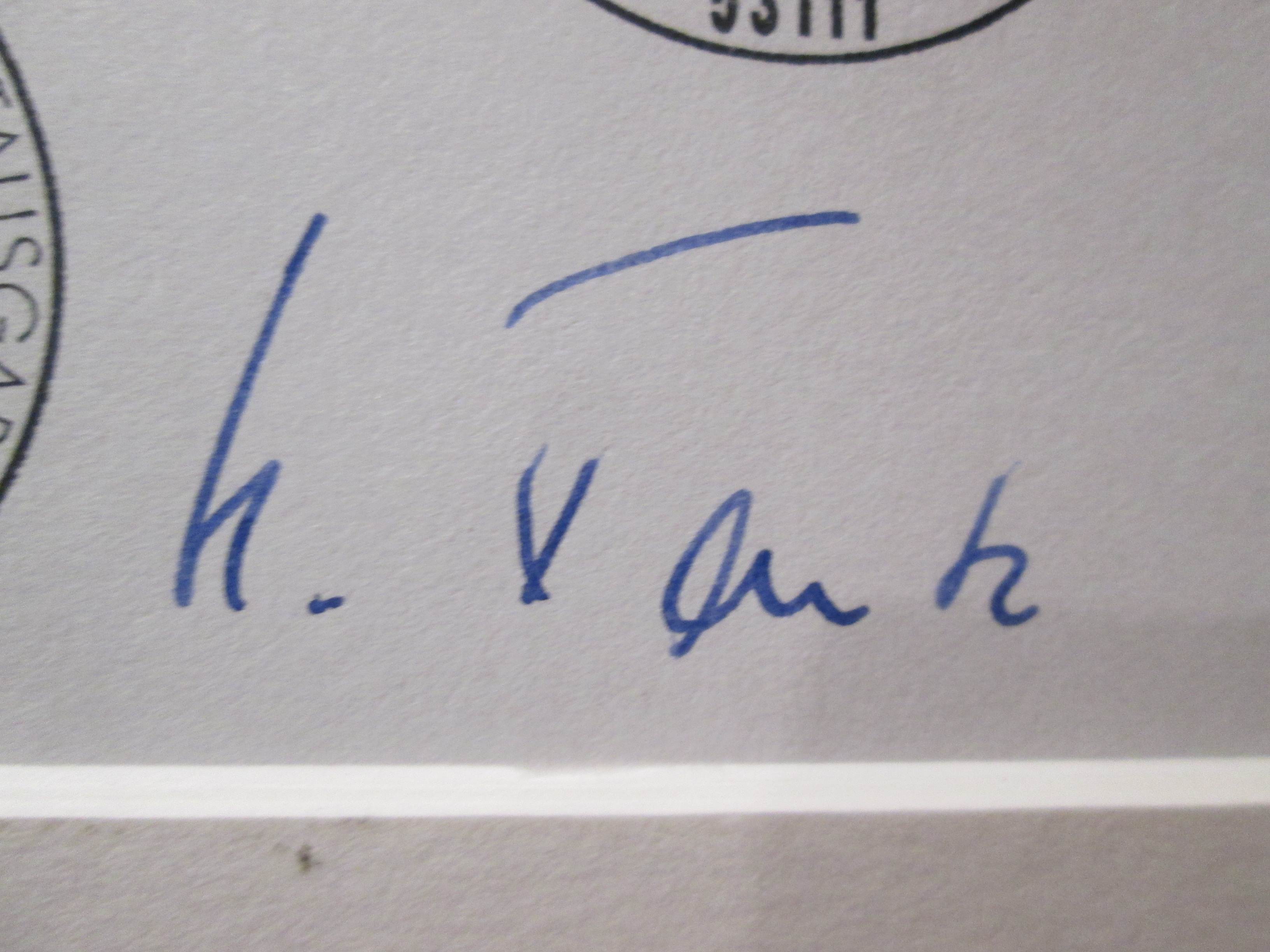 Original Autogramm Vizeadmiral Hans Frank (1939-2019) /// Autograph ...