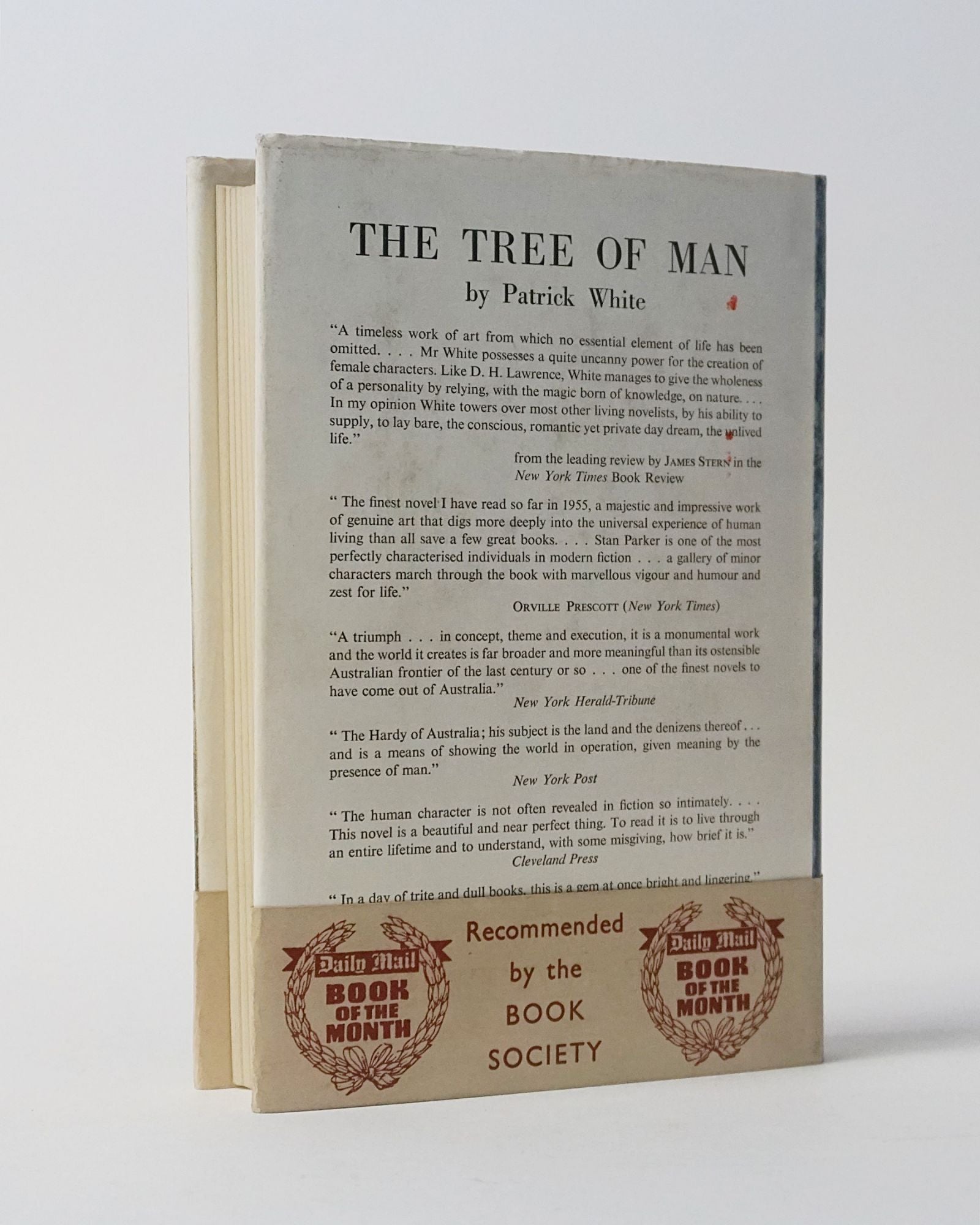 The Tree of Man by White, Patrick: Very Good Hardcover (1956) First ...
