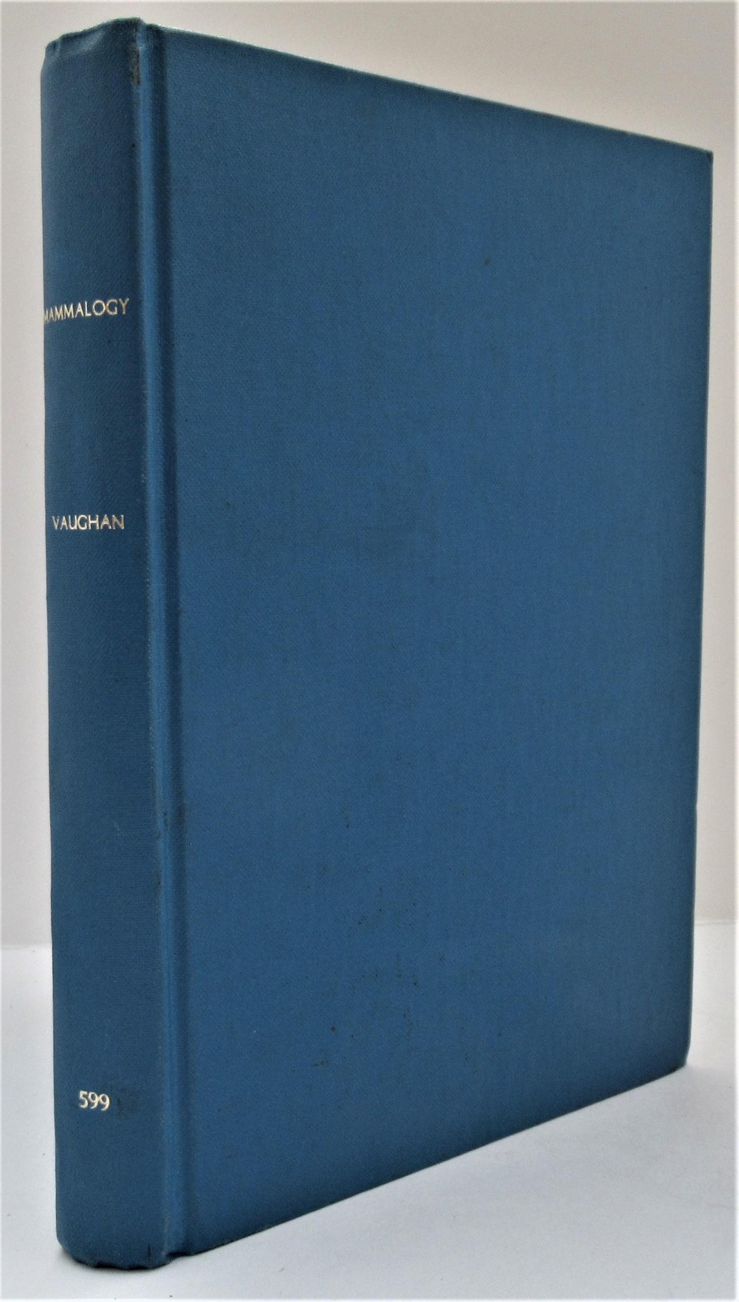 Mammalogy by Vaughan, Terry A.: Very Good Hardcover (1972) 1st Edition ...