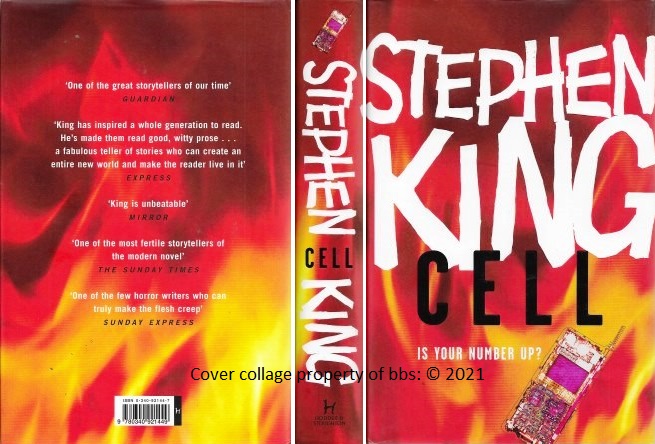 Cell by King, Stephen: Near Fine: Small signs of wear Hardback: 9½" x ...