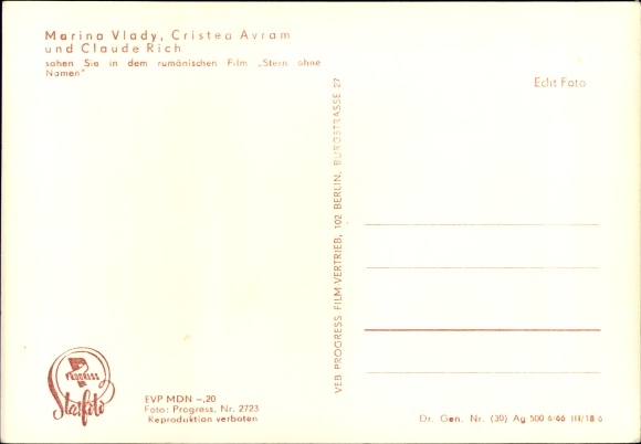 Ansichtskarte / Postkarte Schauspieler Claude Rich, Marina Vlady und ...