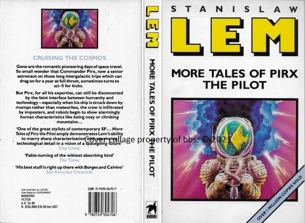 More Tales Of Pirx The Pilot by Lem, Stanislaw: Near Fine: Small signs ...