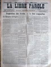 LIBRE PAROLE (LA) N° 4587 DU 10 11 1904: (1904) Magazine / Periodical ...