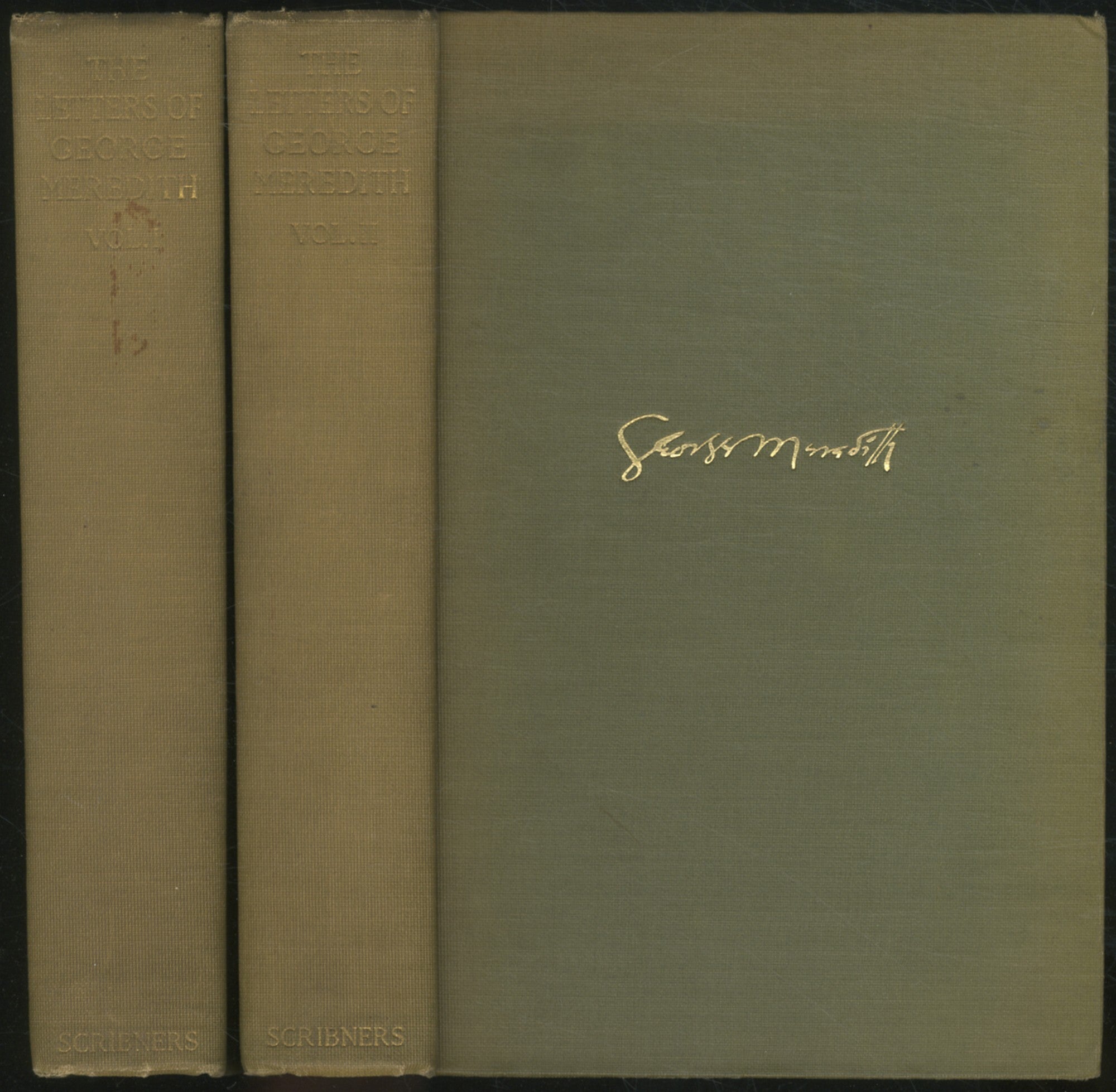 Letters of George Meredith (In Two Volumes) by (MEREDITH, George): Very ...