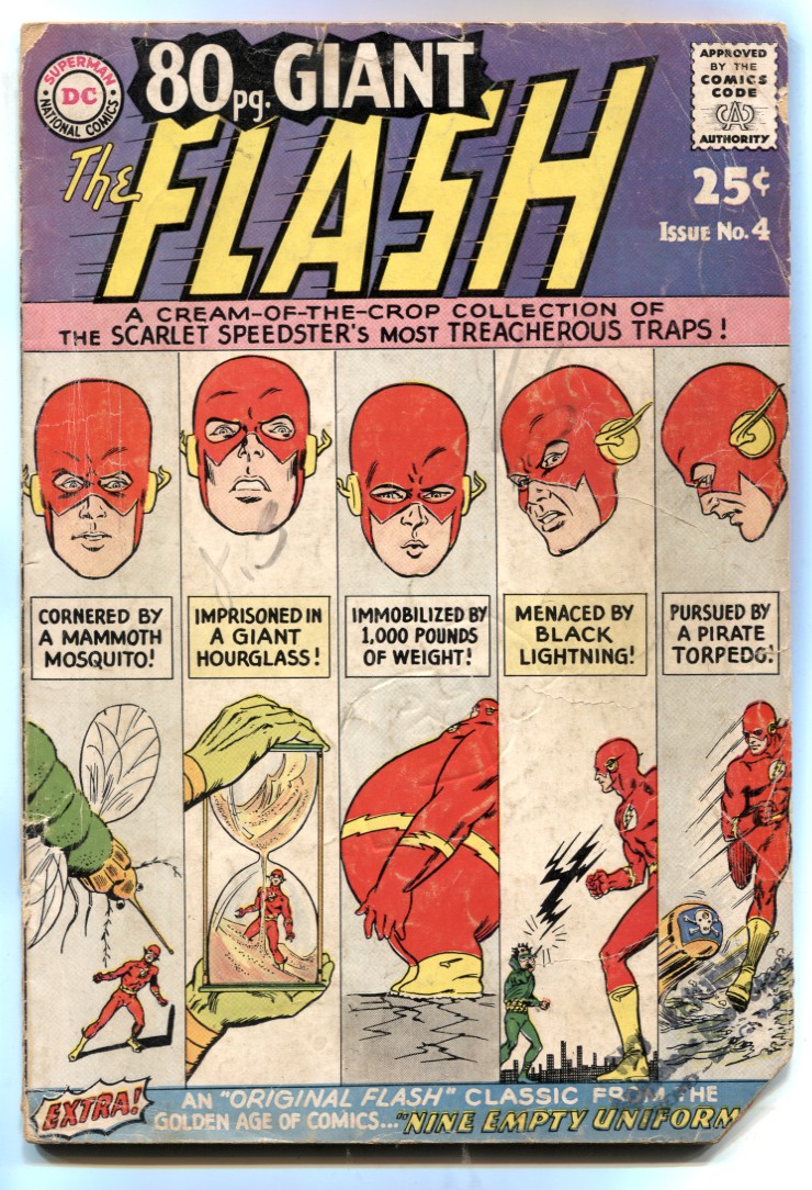 80 Page Giant #4 1964 -THE FLASH- reading copy: Fair Softcover ...