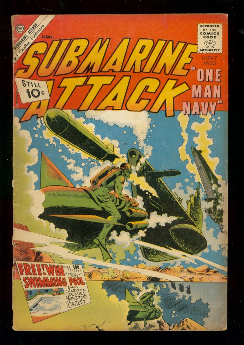 Submarine Attack: (1961) Comic | DTA Collectibles