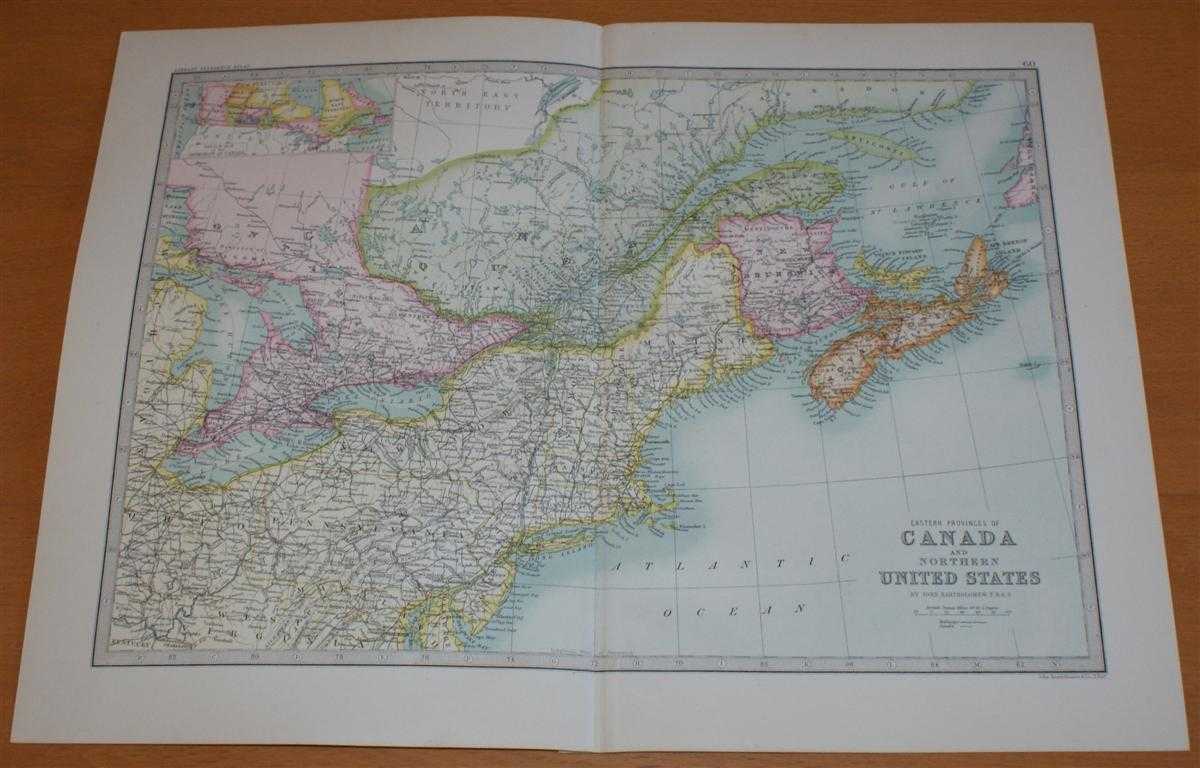 Map of 'Eastern Provinces of Canada and Northern United States' - Sheet ...
