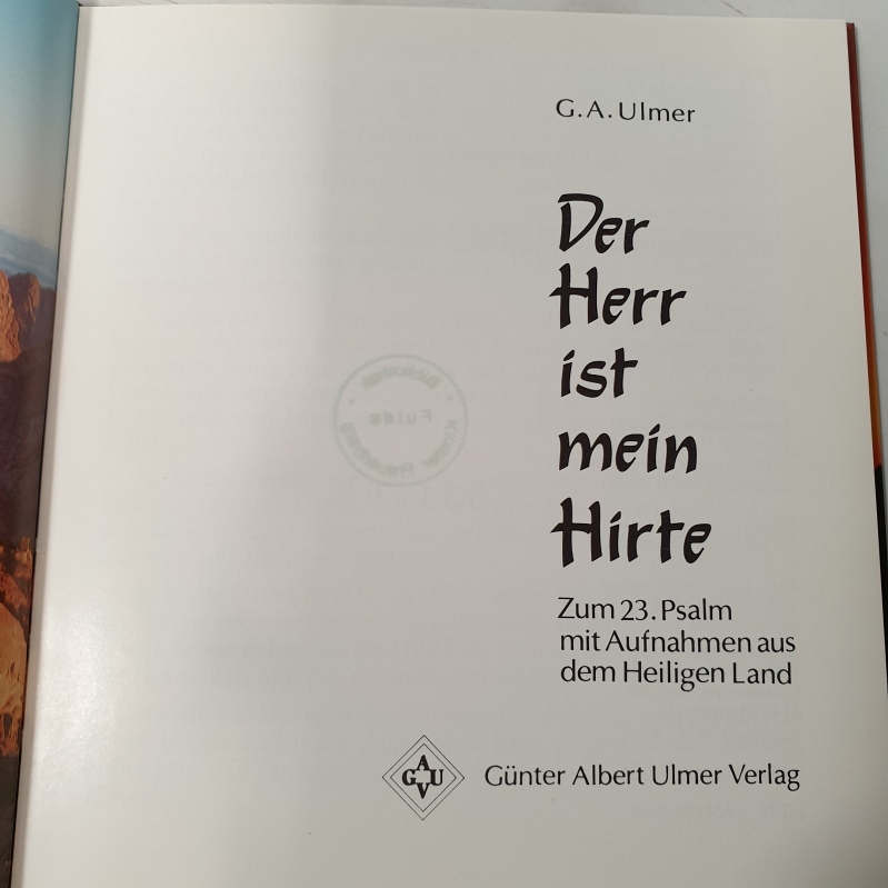 Der Herr ist mein Hirte. Zum 23. Psalm mit Aufnahmen aus dem Heiligen ...