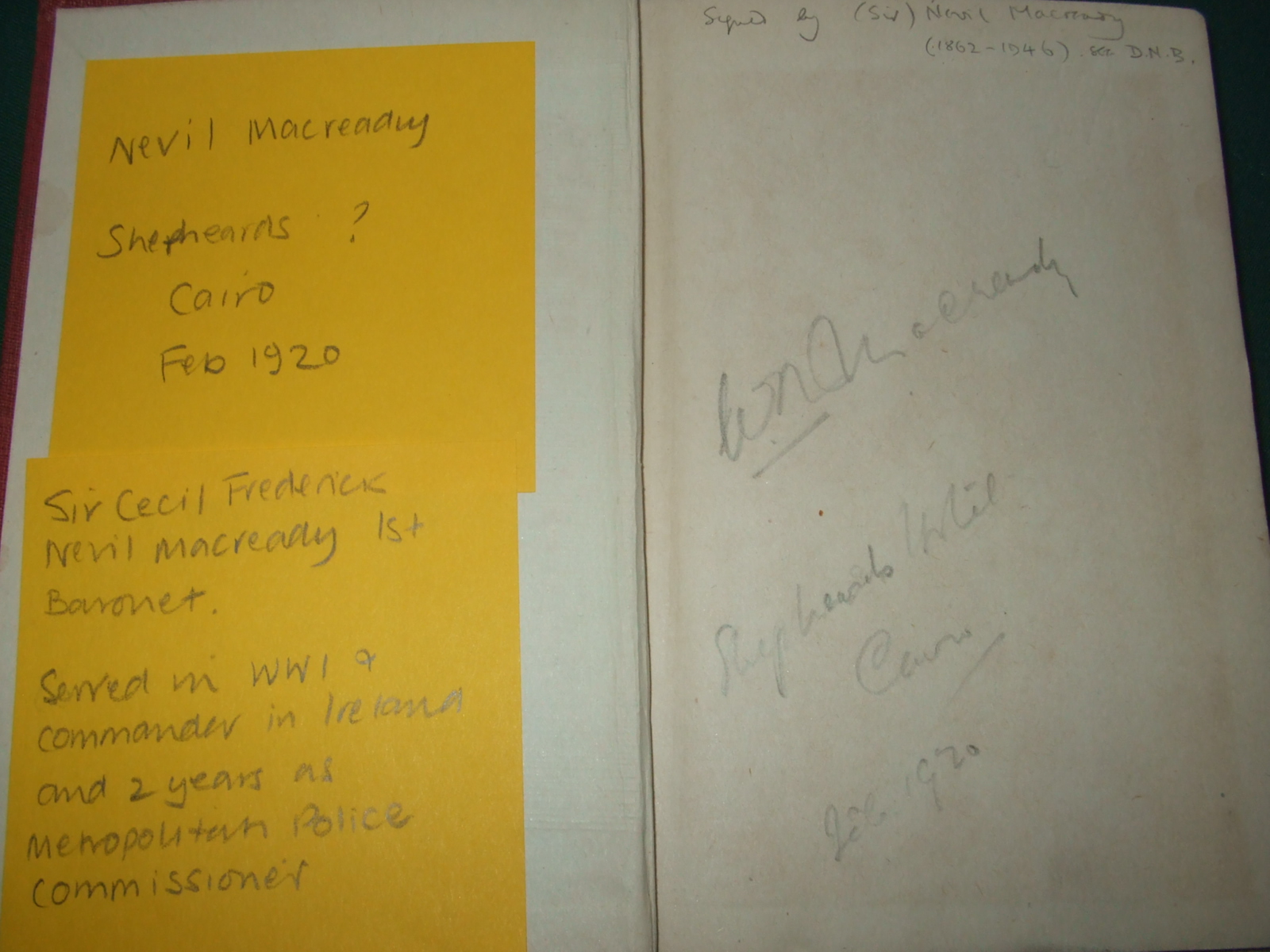 The Children of the Nile [ Sir Cecil Frederick Nevil Macready . His ...