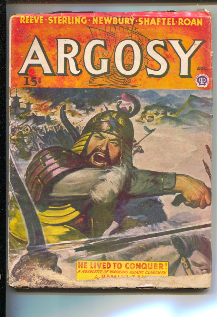 ARGOSY 3/1943-Popular-final pulp format issue-H Bedford-Jones-Carl ...