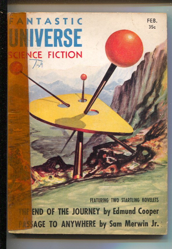 Fantastic Universe Science Fiction 2/1956-Kelly Freas Cover -Robert ...