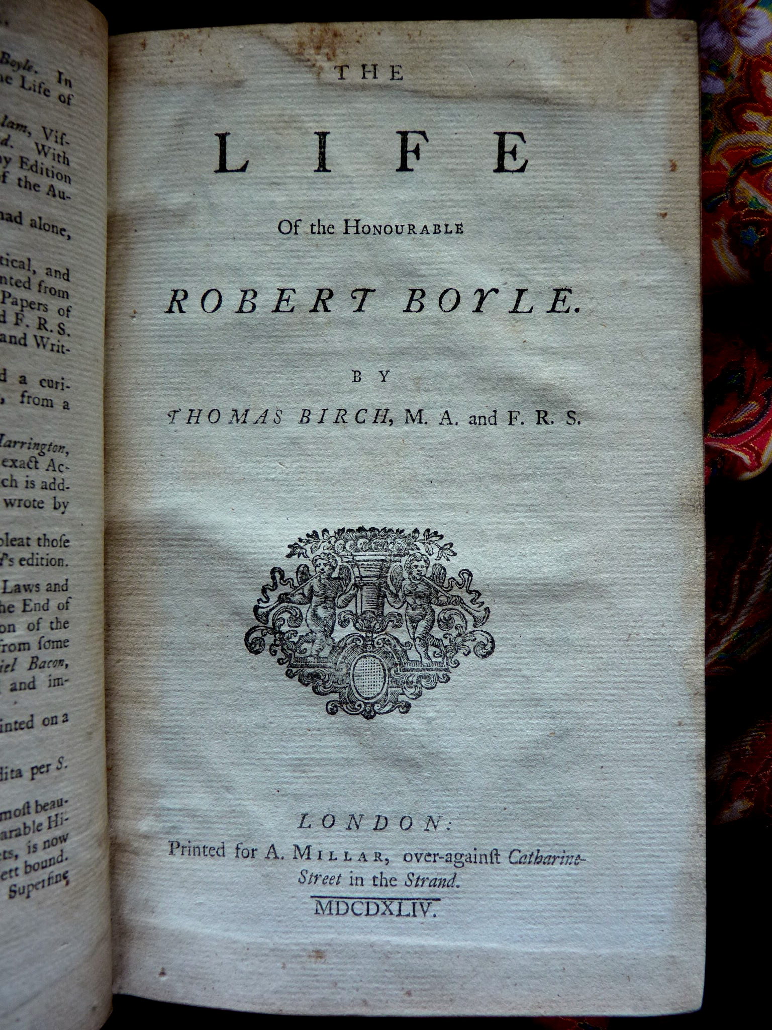 The Life of the Honourable Robert Boyle by Birch, Thomas: Good Full ...