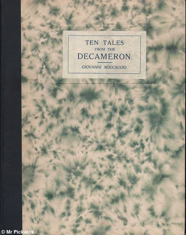 Ten Tales from the Decameron by Boccaccio (anonymous translator ...