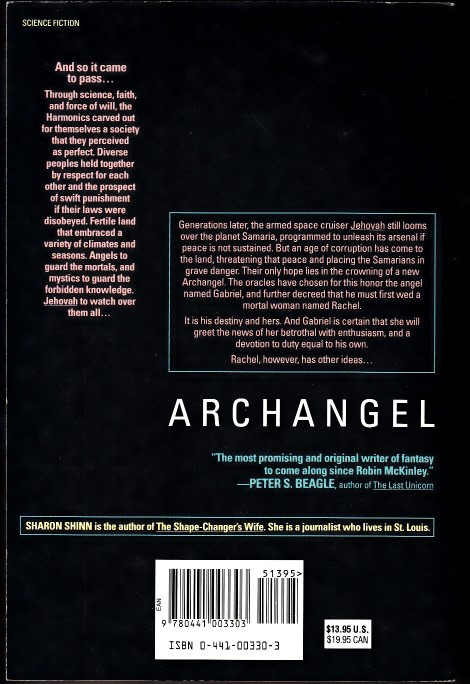Archangel (Samaria Book 1) by Shinn, Sharon: Very Good Soft cover (1996 ...