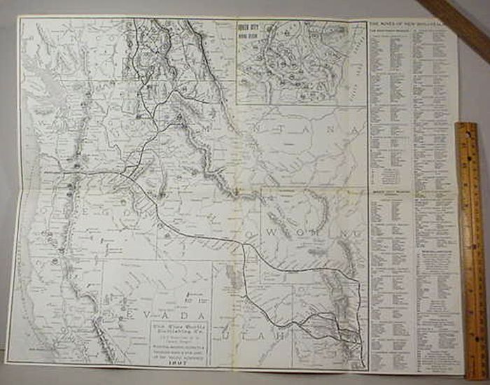 Principal Mining Districts & / Railroad Main & Spur Lines / Of The ...