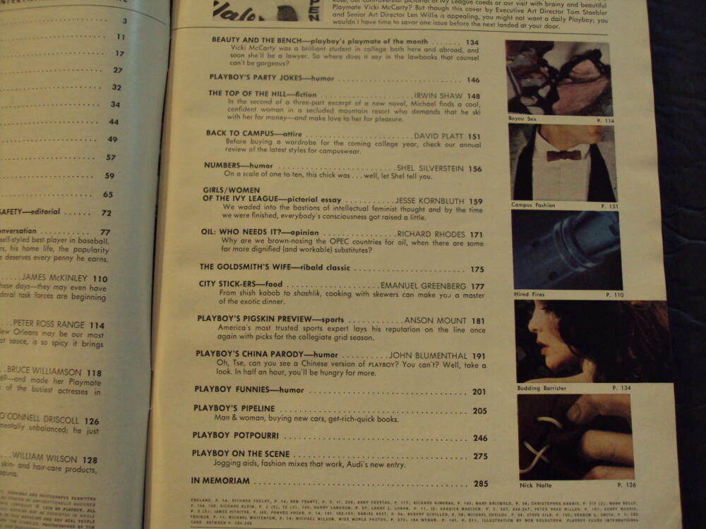 Playboy Sep 1979 Women Of The Ivy League: (1979) Magazine / Periodical | Joseph M Zunno