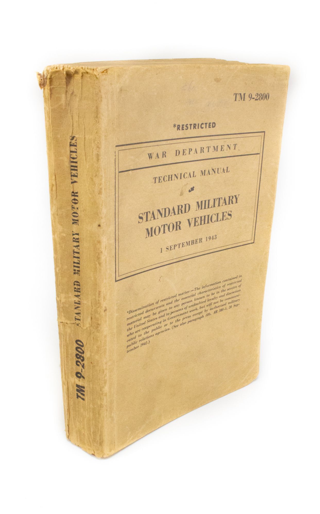 Standard Military Motor Vehicles Technical Manual de [USA War ...