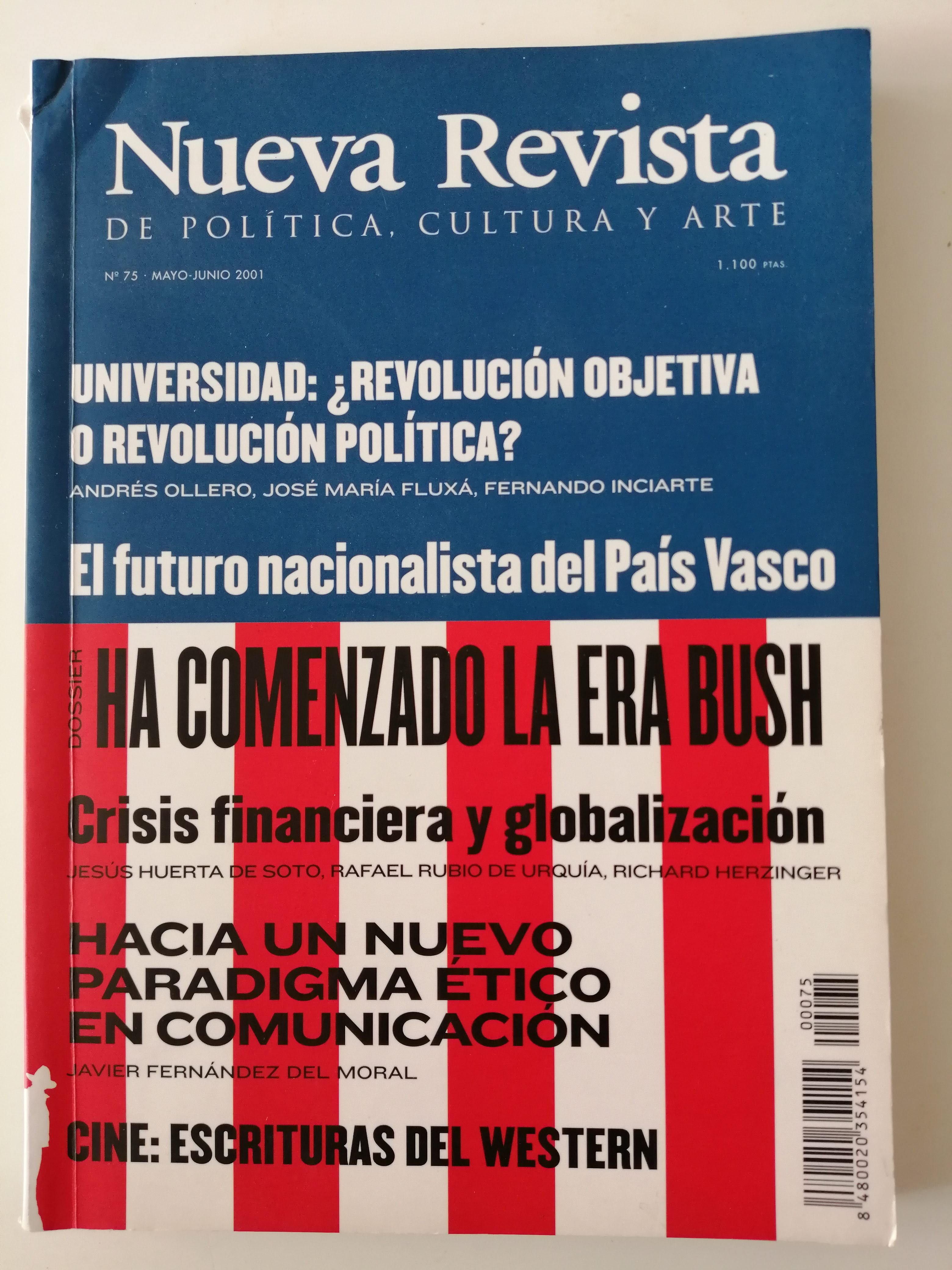 Nueva Revista de Política, Cultura y Arte. Nº 75, mayo-junio 2001 by ...