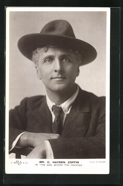 Ansichtskarte Schauspieler C. Hayden Coffin in The Girl Behind the ...