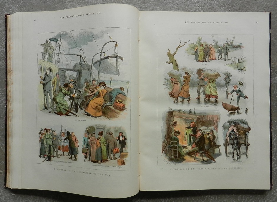Holliday number of the illustrated London News, 1882. [Relié avec ...