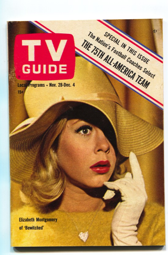 TV Guide November 4, 1964-Bewitched cover-Illinois-No label!: (1964 ...