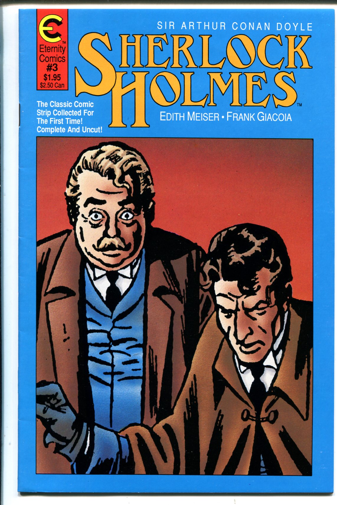 Sherlock Holmes #3 1988-Eternity-Conan Doyle-newspaper strip reprint-FN ...