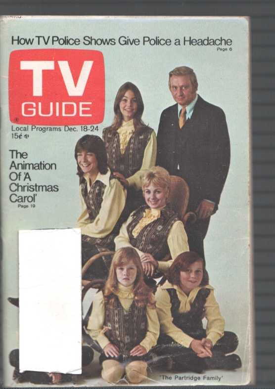 TV Guide 12/18/1971-Partridge Family-Eastern Illinois: (1971) Magazine ...