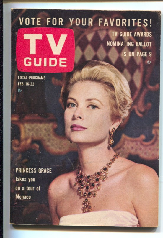 TV Guide 2/16/1963-Princess Grace of Monaco-Grace Kelly cover-Illinois ...