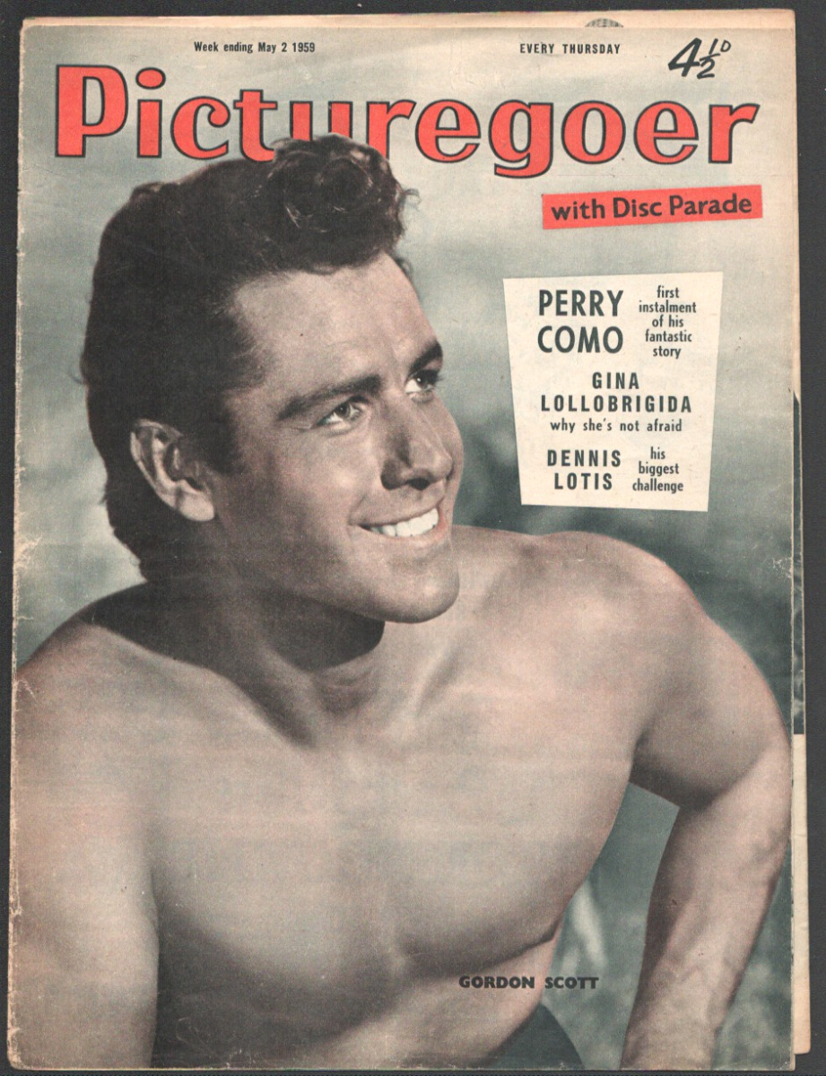 Picturegoer 5/2/1959-Gordon Scott-Tarzan cover-Perry Como-Gina ...