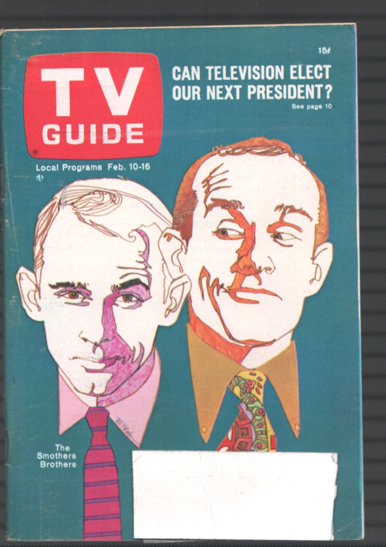 TV Guide 2/10/1968-Smothers Brothers-Eastern Illinois: (1968) Magazine ...