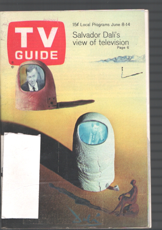 TV Guide 6/8/1968-Salvador Dali-Eastern Illinois: (1968) Magazine ...