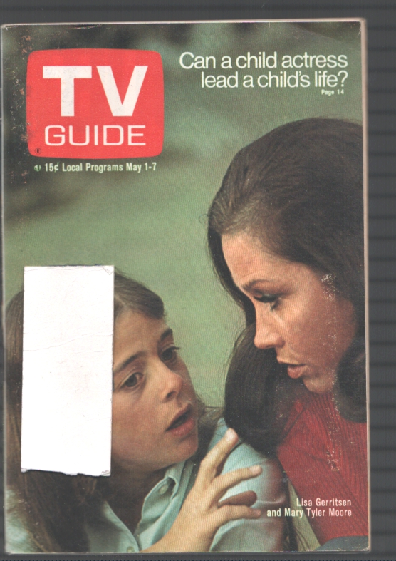 TV Guide 5/1/1971-Lisa Gerritsen-Mary Tyler Moore-Eastern Illinois ...